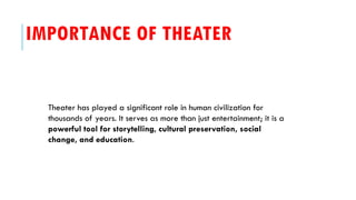 ELT 7 history of theater arts and theater | PPTX