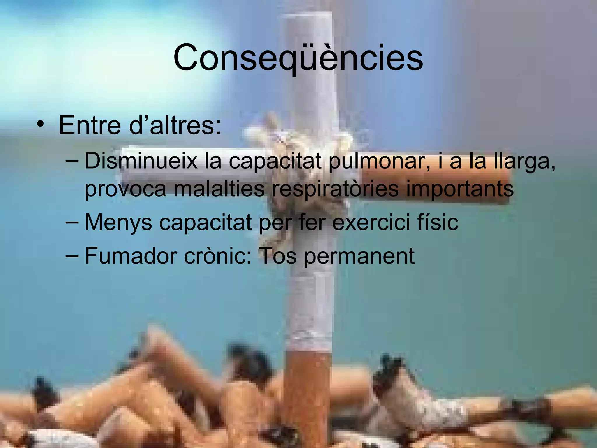 El tabac i l’alcohol | PPT