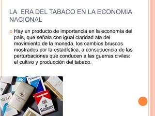 El tabaco en colombia | PPTX