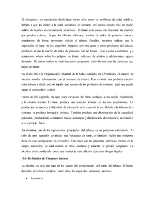 El tabaquismo en adolescentes 1 | DOCX