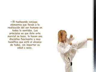 El tae kwon do | PPTX