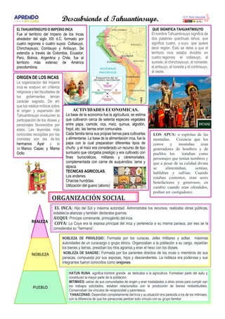 El tahuantinsuyo | PDF
