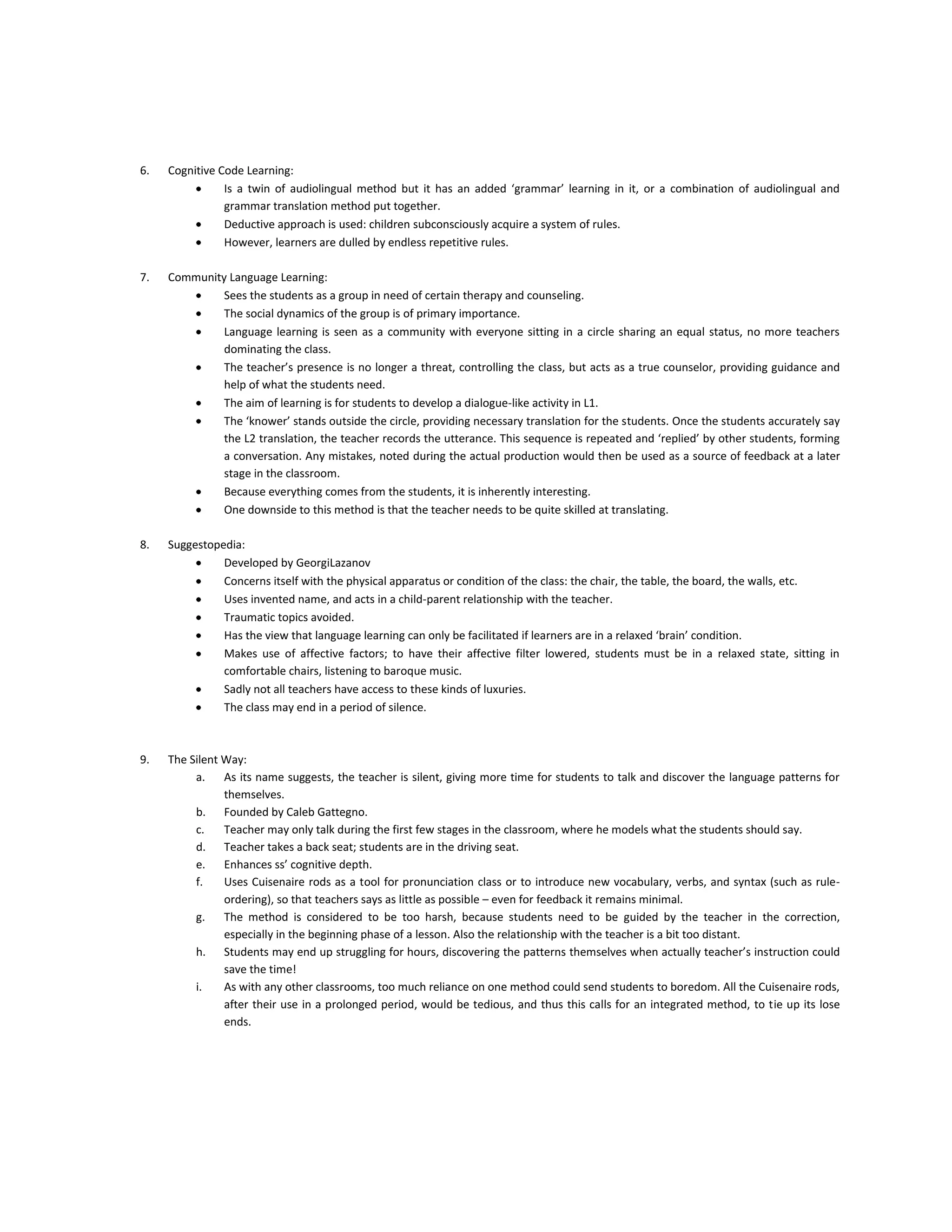 Elt approaches and methods | DOCX