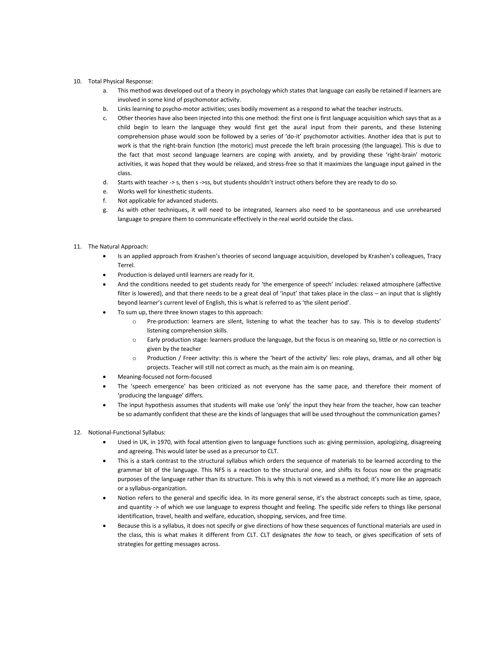 Elt approaches and methods | DOCX