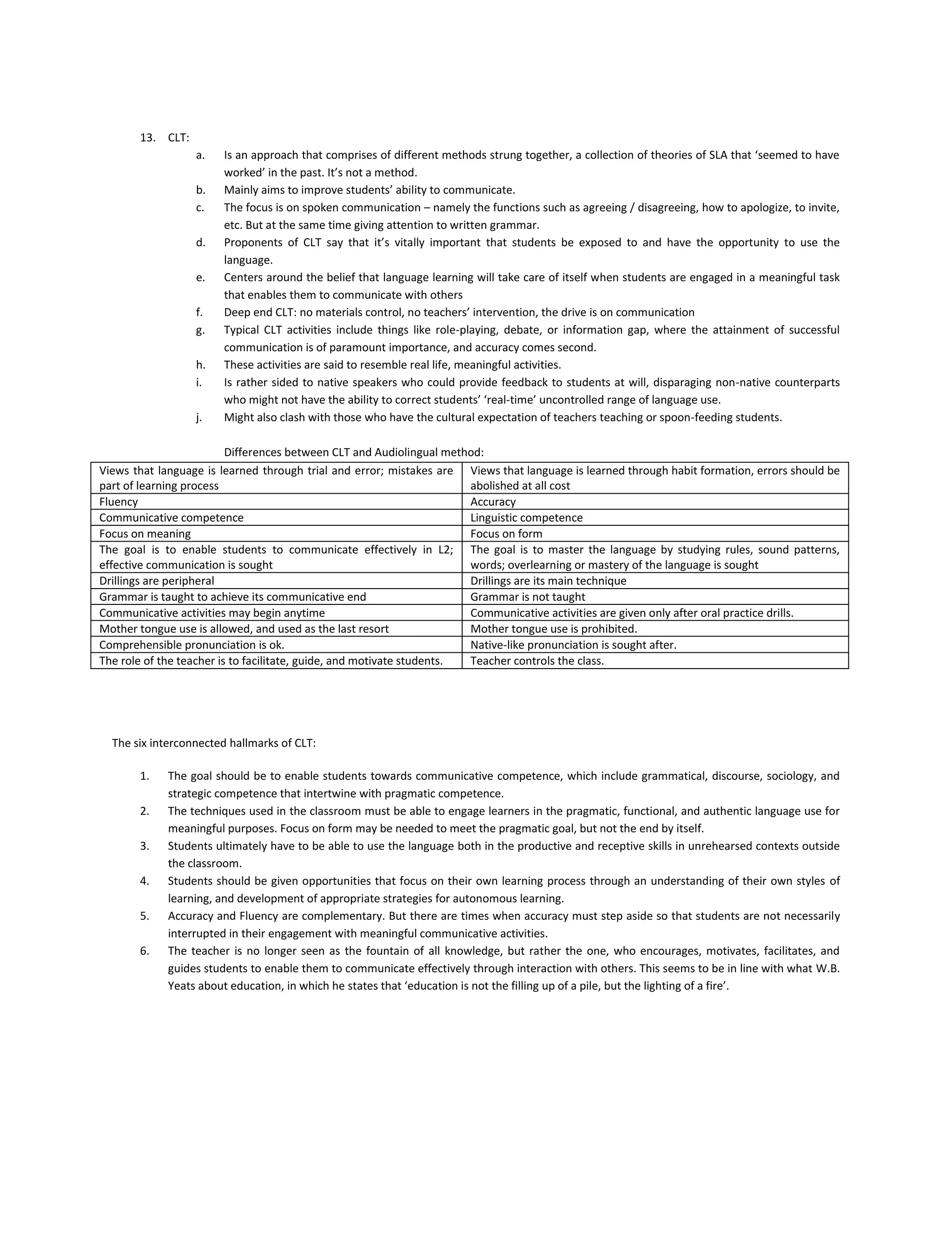 Elt approaches and methods | DOCX