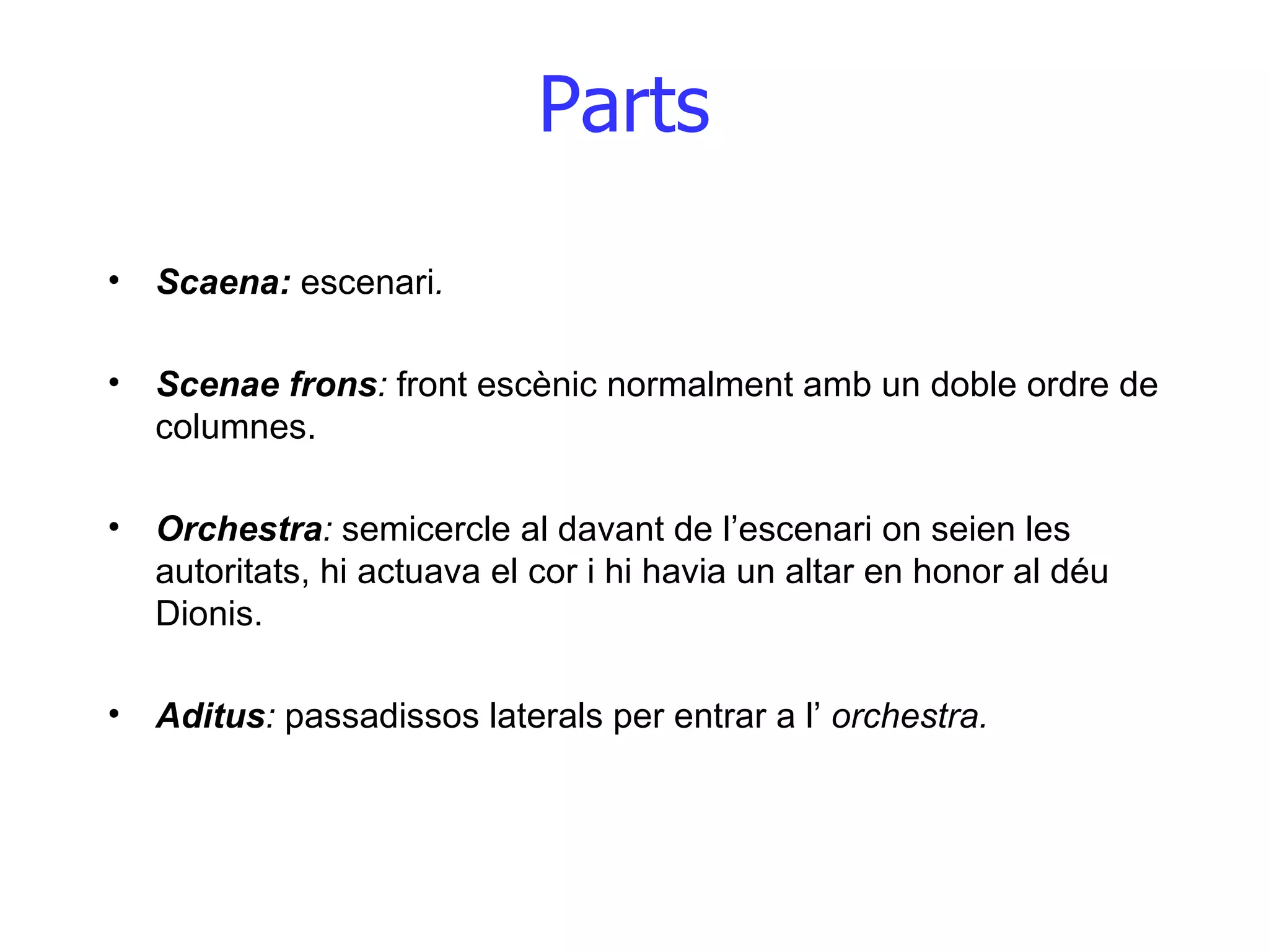 El teatre romà | PPT
