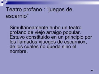 El Teatro Del Siglo De Oro | PPT
