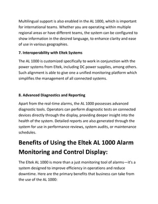 Eltek al 1000 alarm monitoring and control display new.pdf