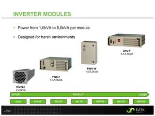 Eltek presentation june 2012 industrial | PPTX