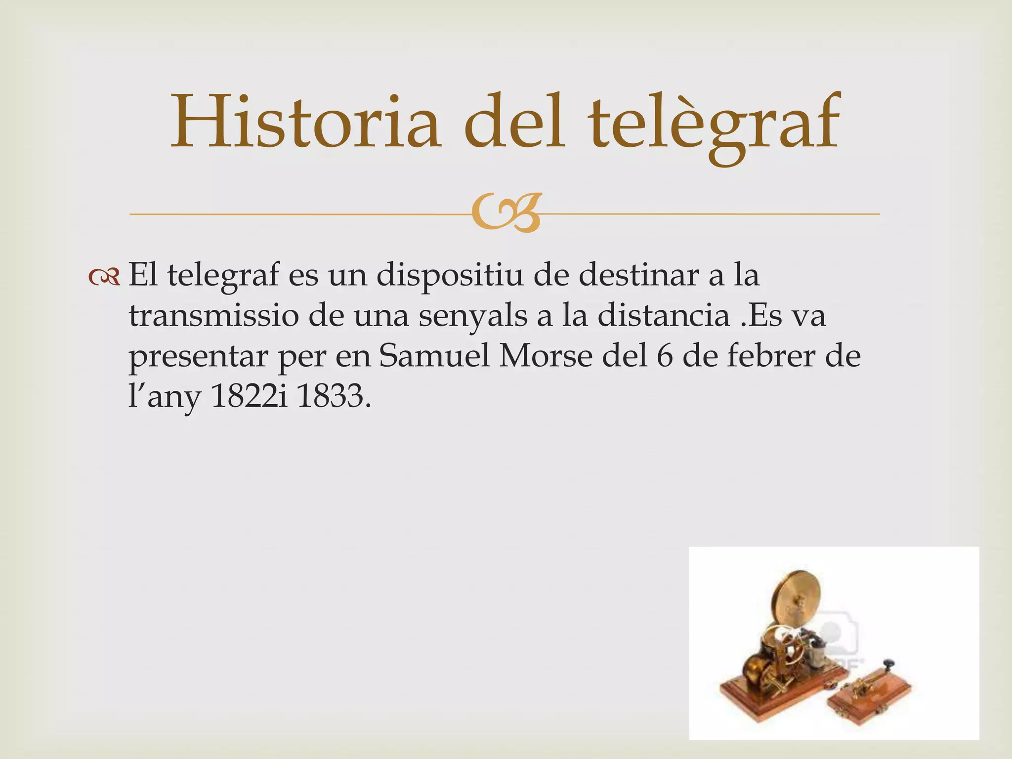 El telefon i el telègraf processos jejeje | PPTX