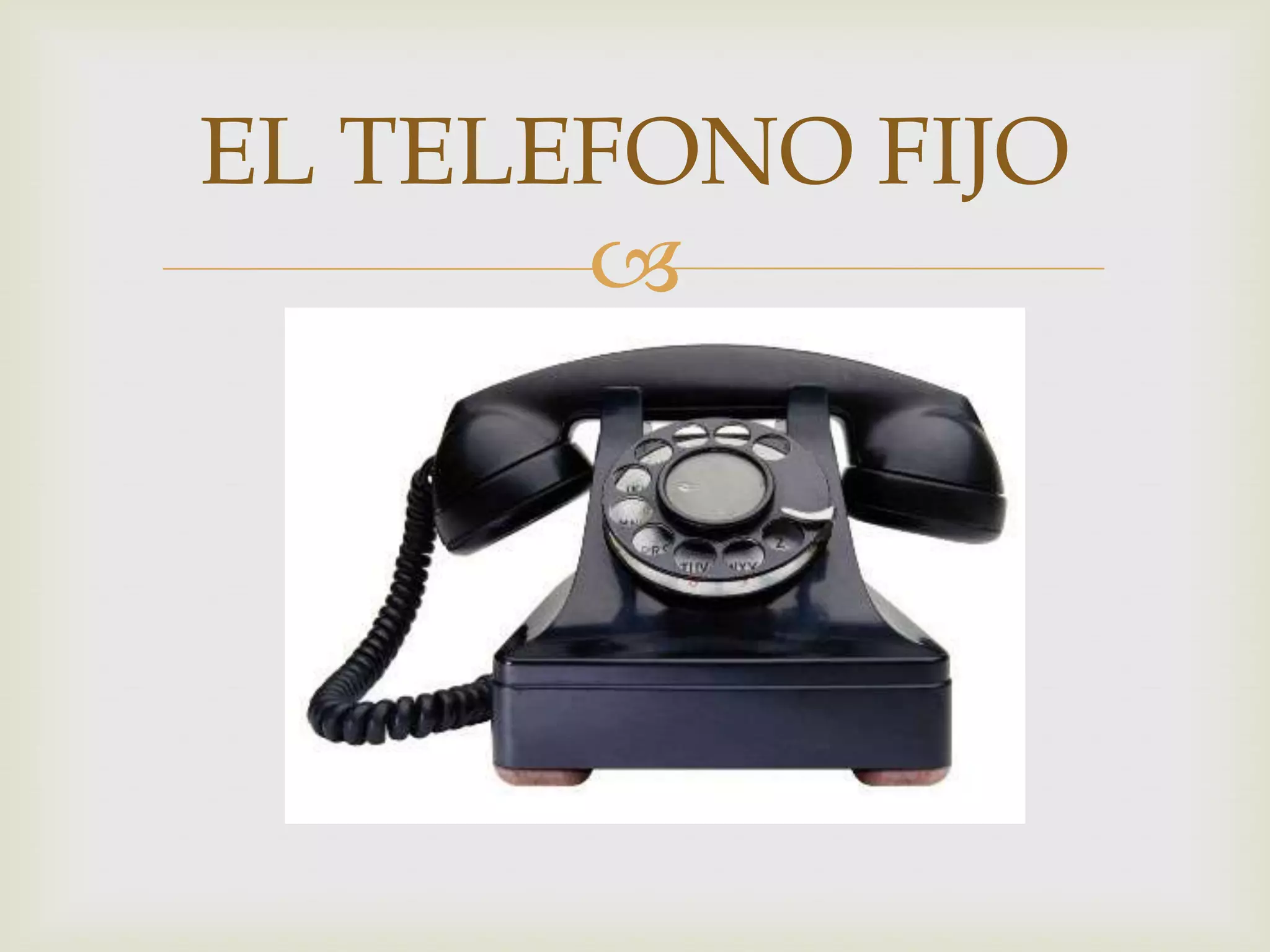 El telefono | PPT