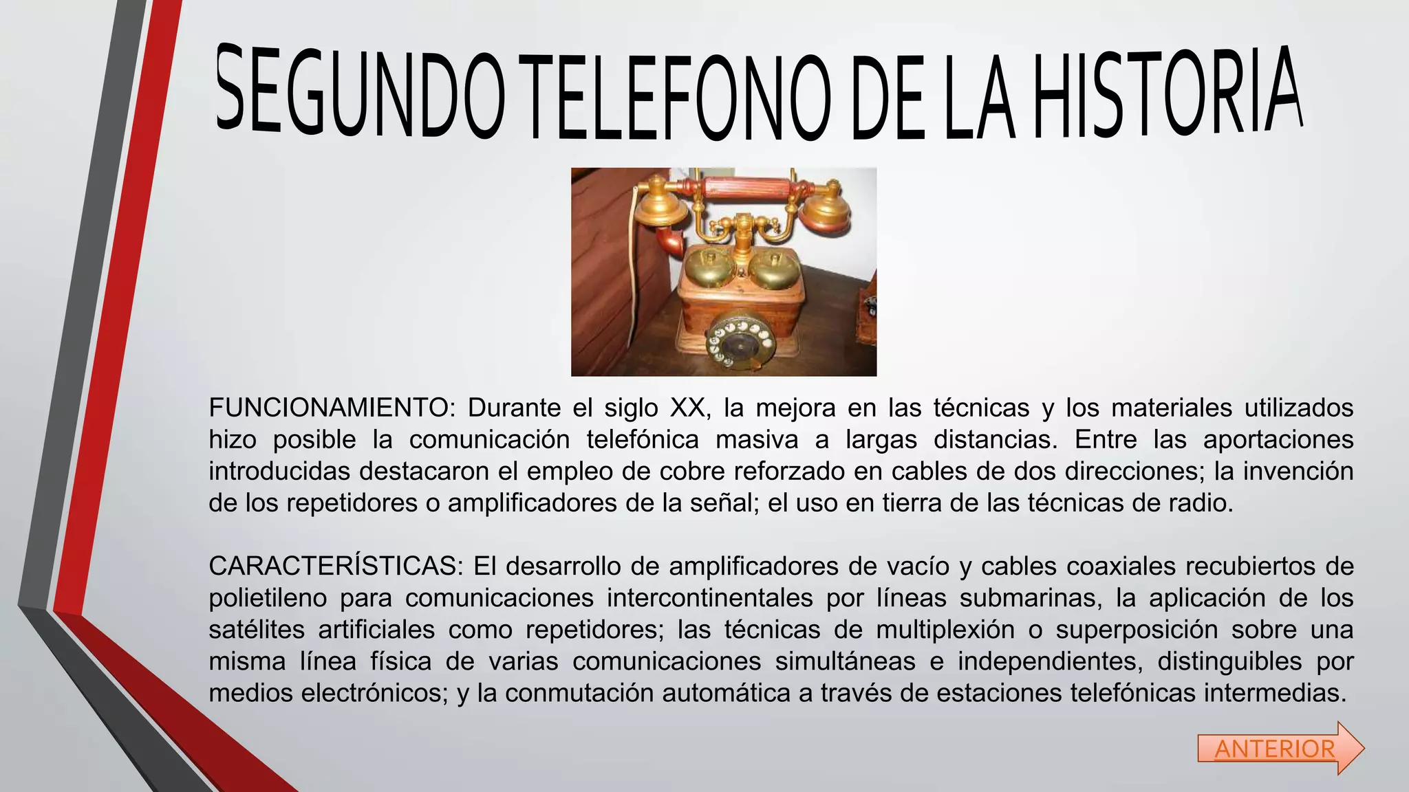 HISTORIA DEL TELÉFONO | PPT