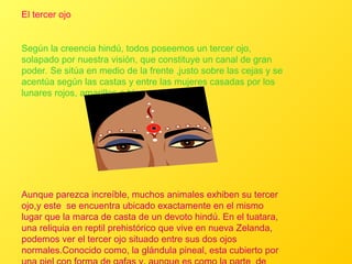El Tercer Ojo | PPT