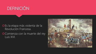 El Reinado Del Terror Para Niños