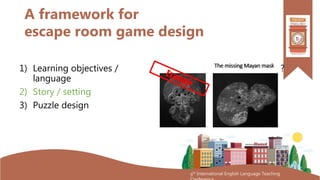 ELT Escape Room Game Design - Trendy English | PPTX