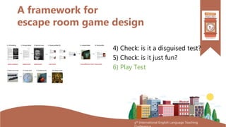 ELT Escape Room Game Design - Trendy English | PPTX
