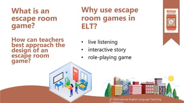 ELT Escape Room Game Design - Trendy English | PPT