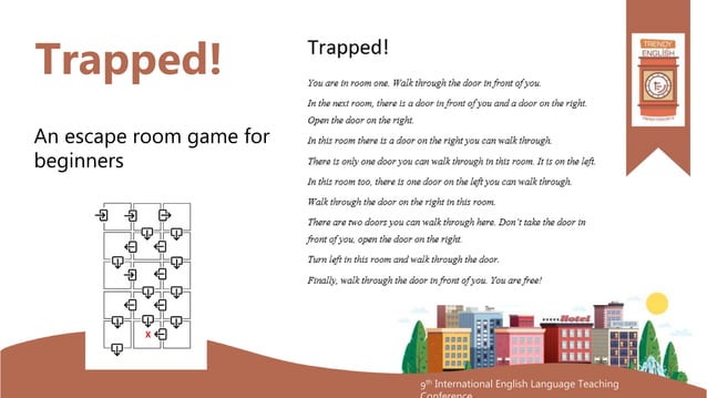 ELT Escape Room Game Design - Trendy English | PPT
