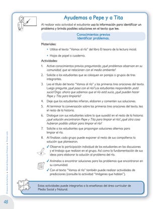 El tesoro de la lectura primer ciclo | PDF