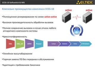 Eltex Softswitch & IMS | PPT