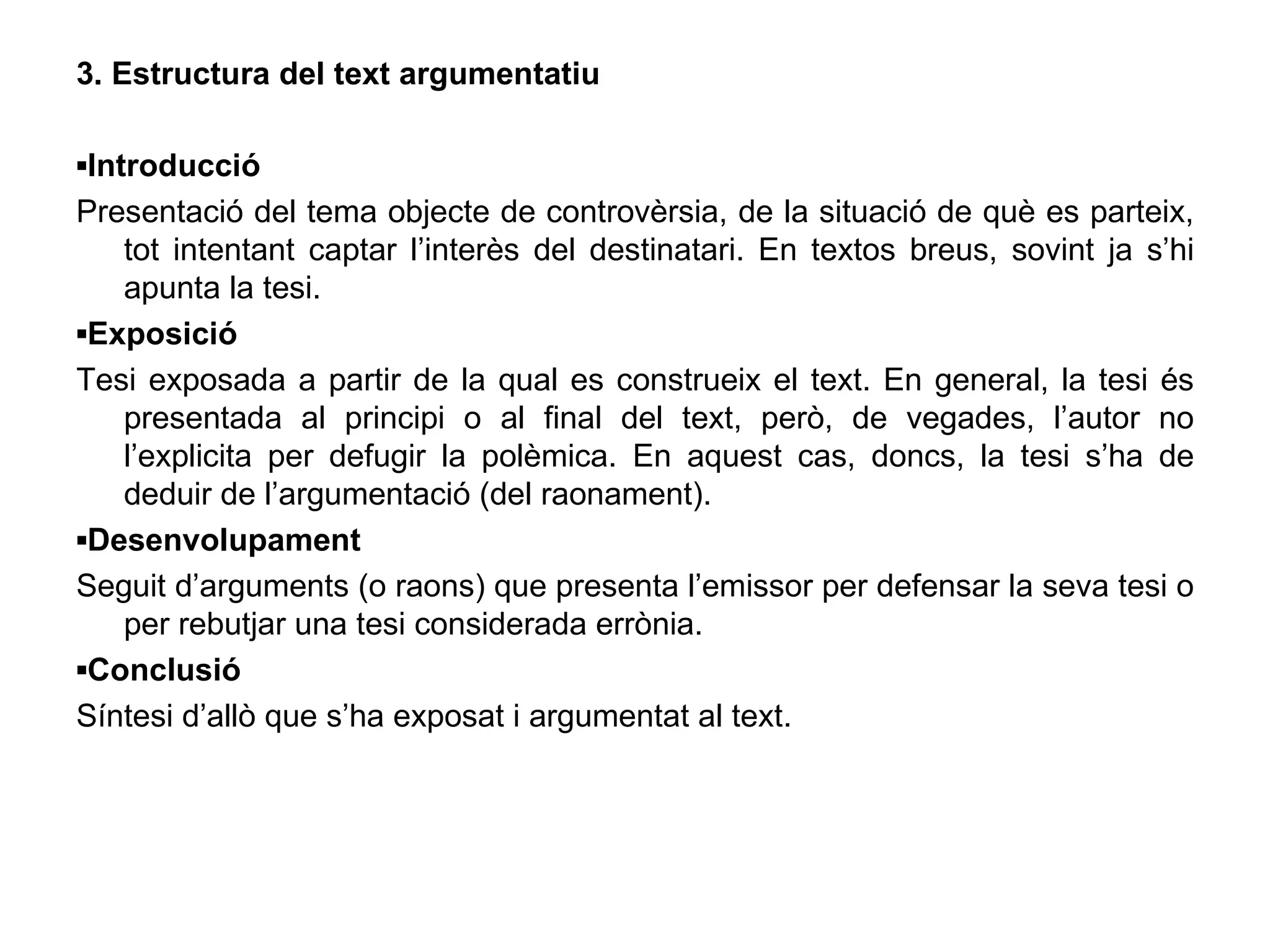 El text argumentatiu | PPT