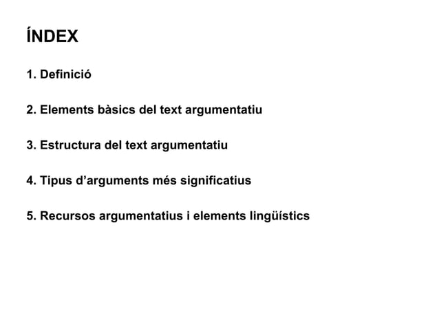 El text argumentatiu | PPT