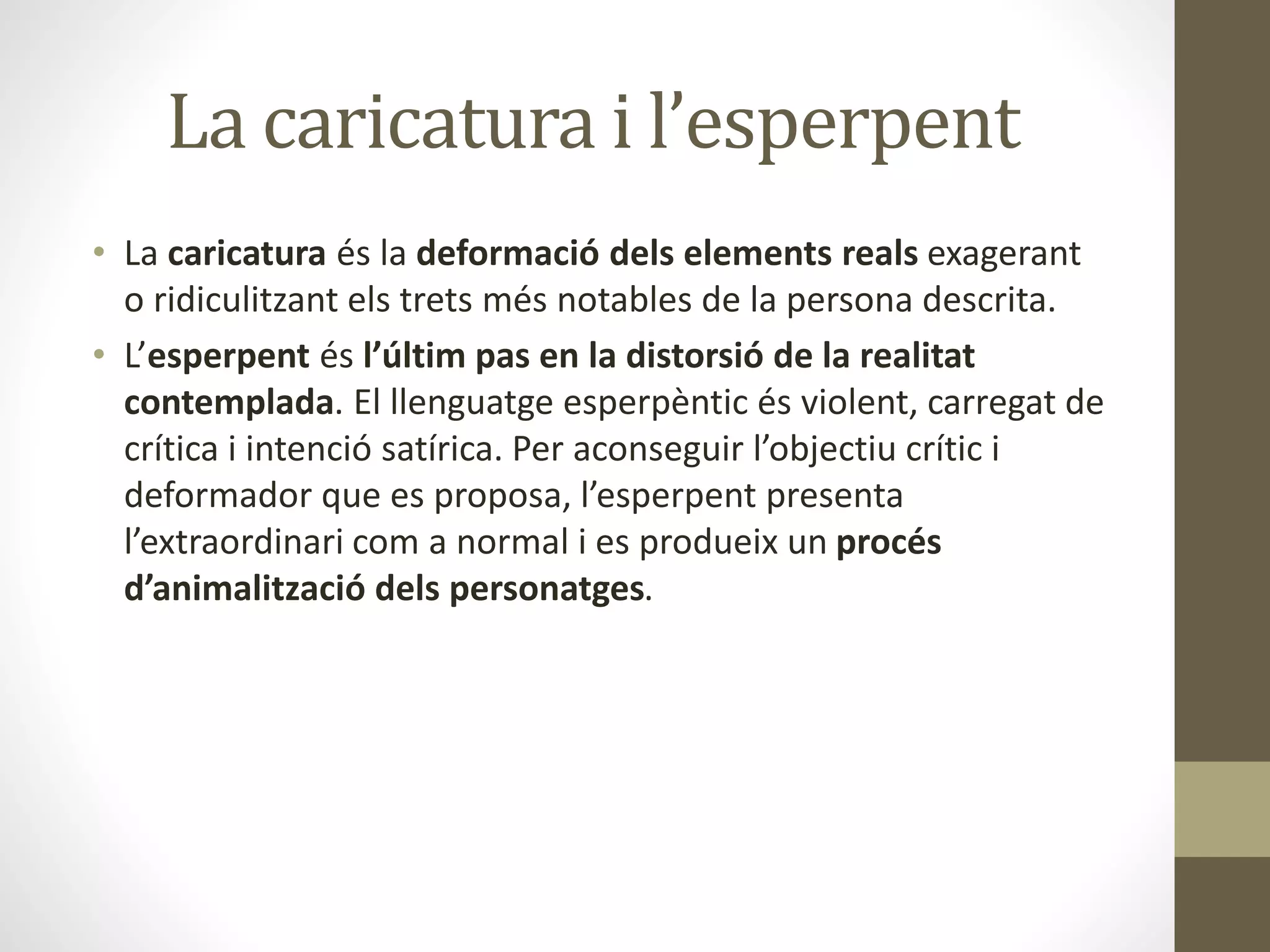 El text descriptiu | PPT