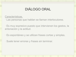 El texto dialogado | PPTX