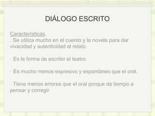 El texto dialogado | PPTX