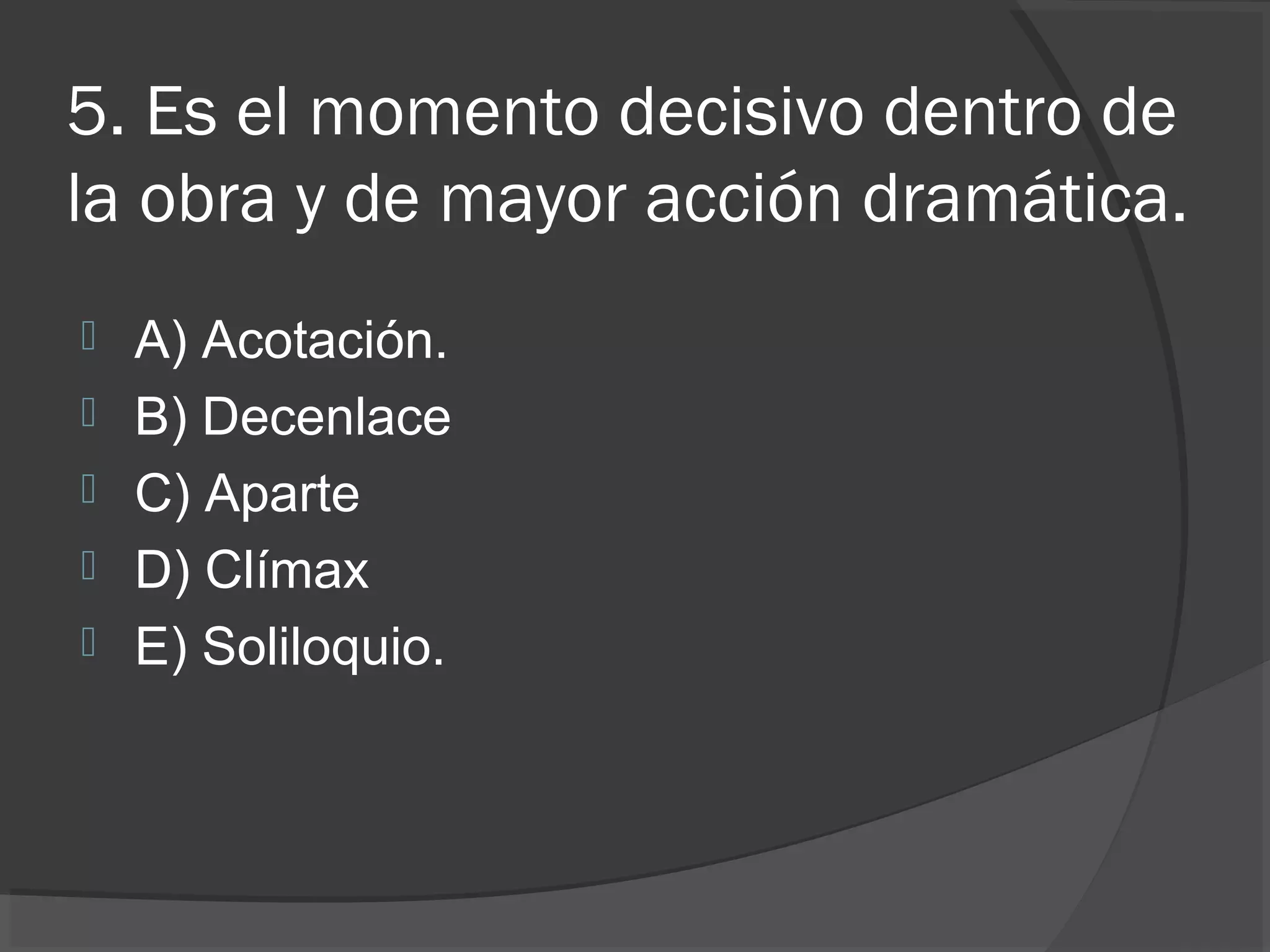 El texto dramatico | PPT