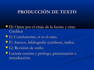 El texto etnográfico | PPT