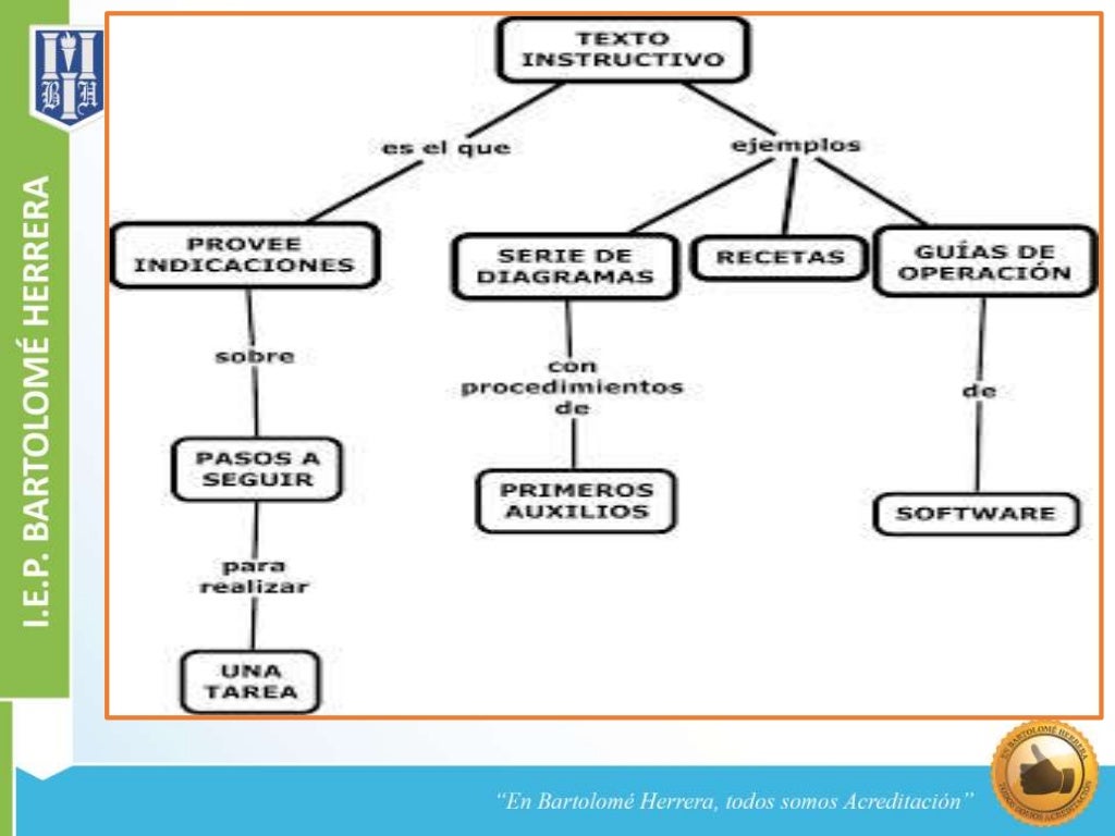 El texto instructivo