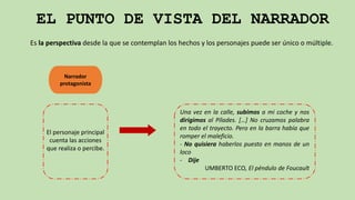 EL TEXTO NARRATIVO | PPT