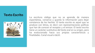 El Texto Oral y Escrito | PPTX