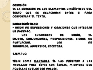 El texto y sus propiedades | PPSX