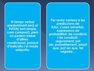 El text predictiu | PPT