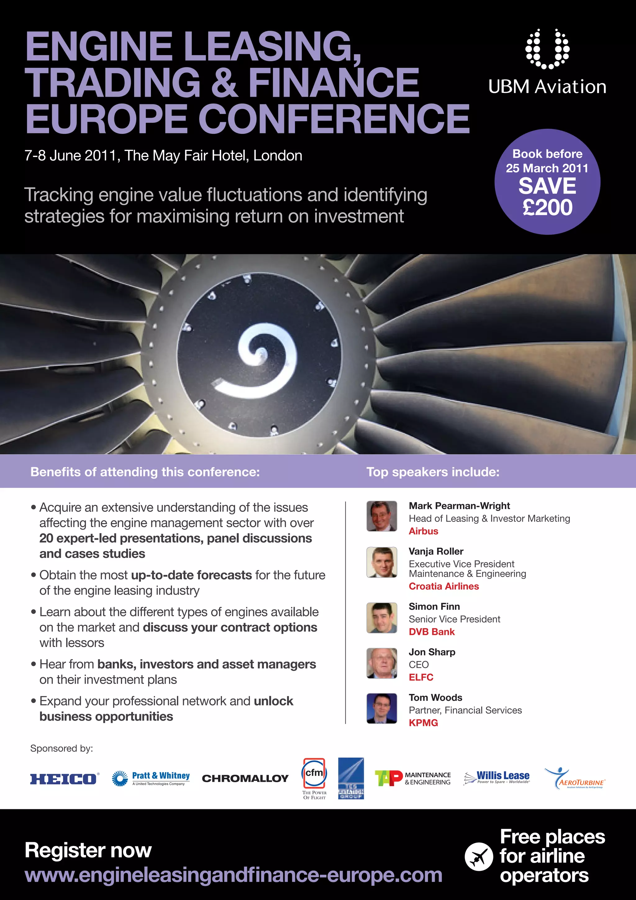 Engine Leasing, Trading & Finance Europe Conference 2011 | PDF