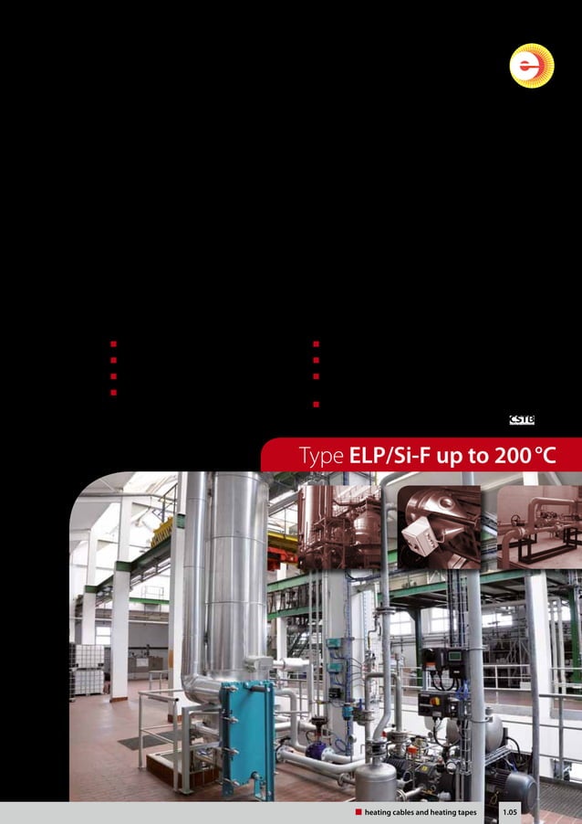 Eltherm ELP/Si-F Heat Trace Cable - Spec Sheet | PDF
