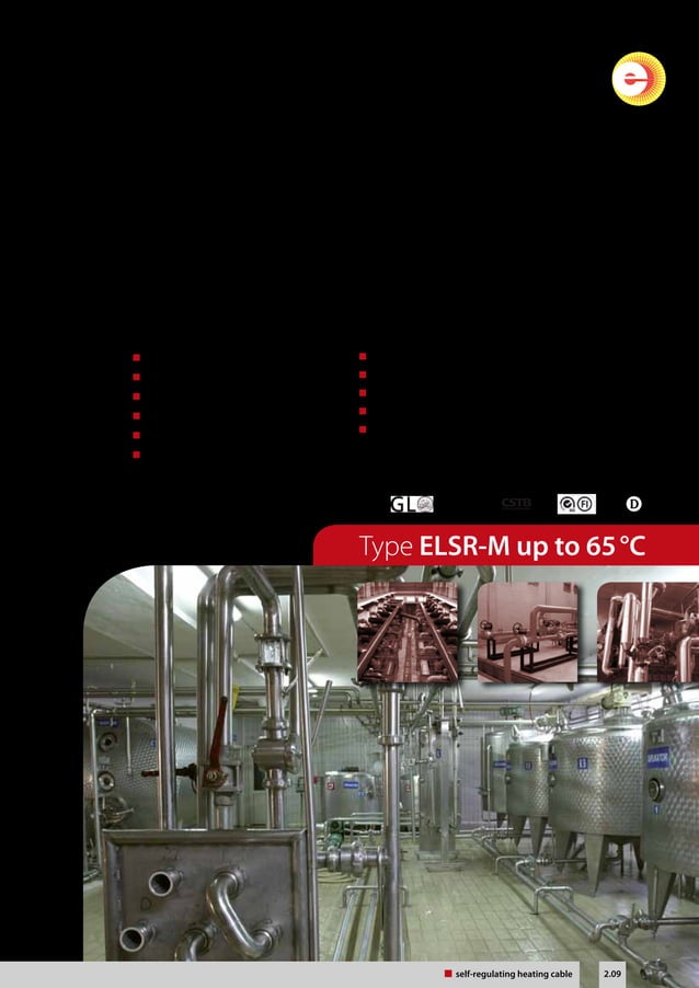 Eltherm ELSR-M Heat Trace Cable - Spec Sheet | PDF