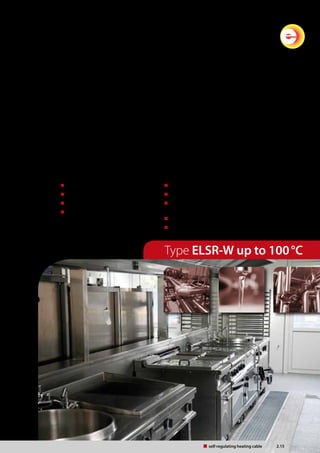 Eltherm ELSR-W Heat Trace Cable - Spec Sheet | PDF