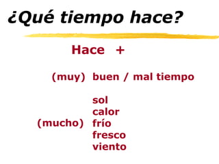 El tiempo power point | PPT