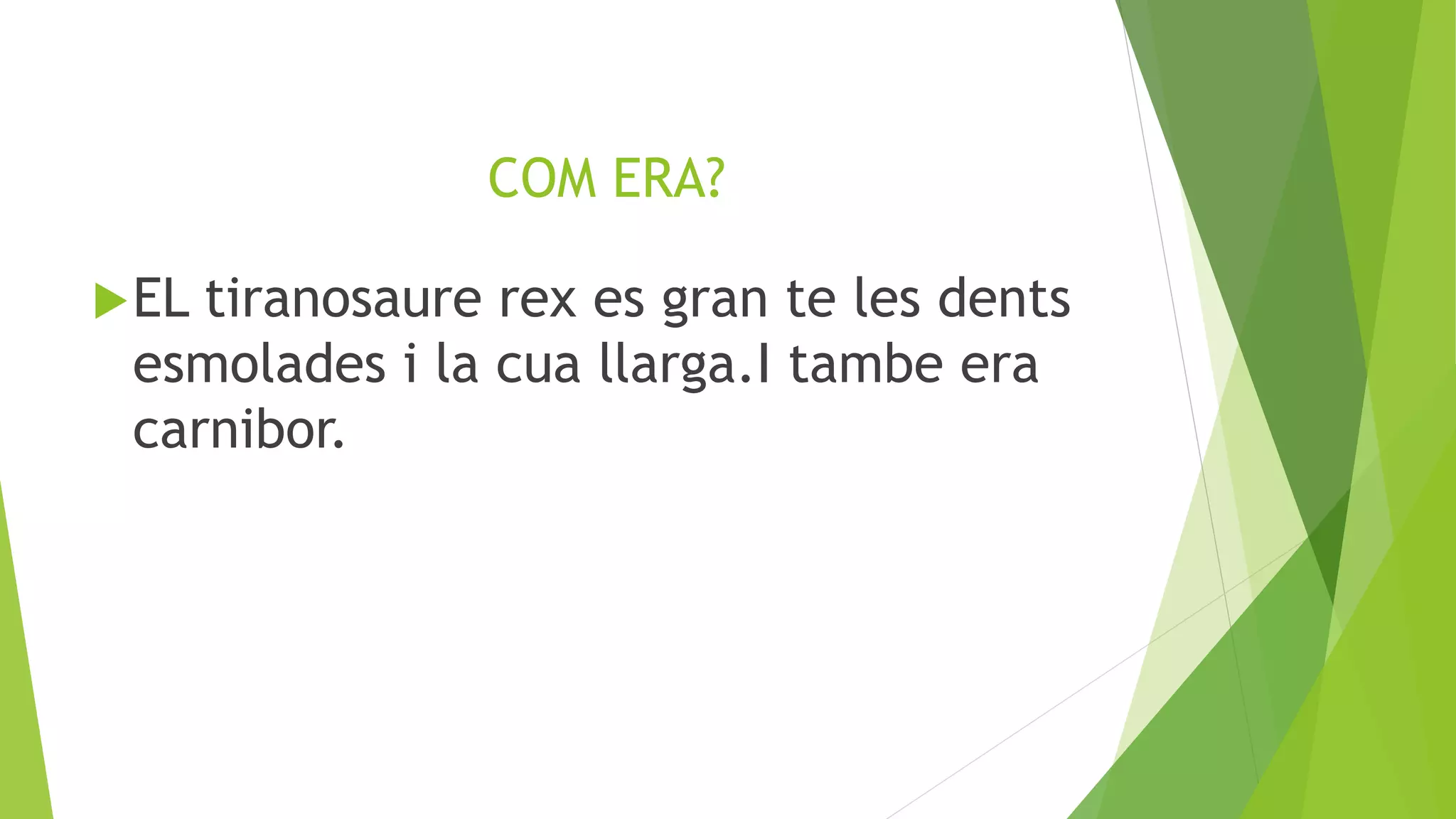 El tiranosaure rex Carla Remolà | PPT