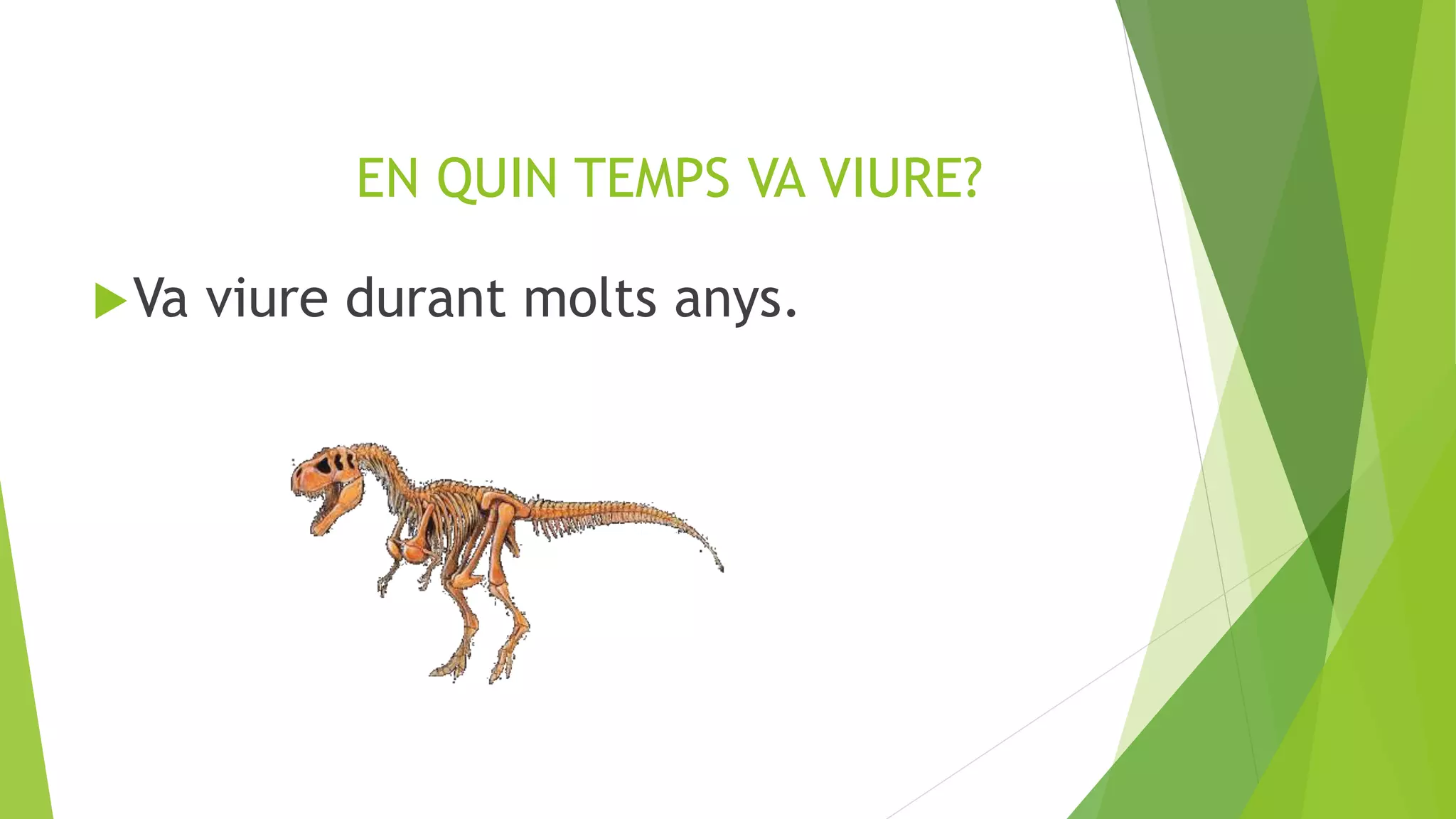 El tiranosaure rex Carla Remolà | PPT