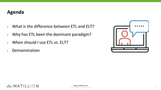 ELT is Better. Here's Why. | PPT