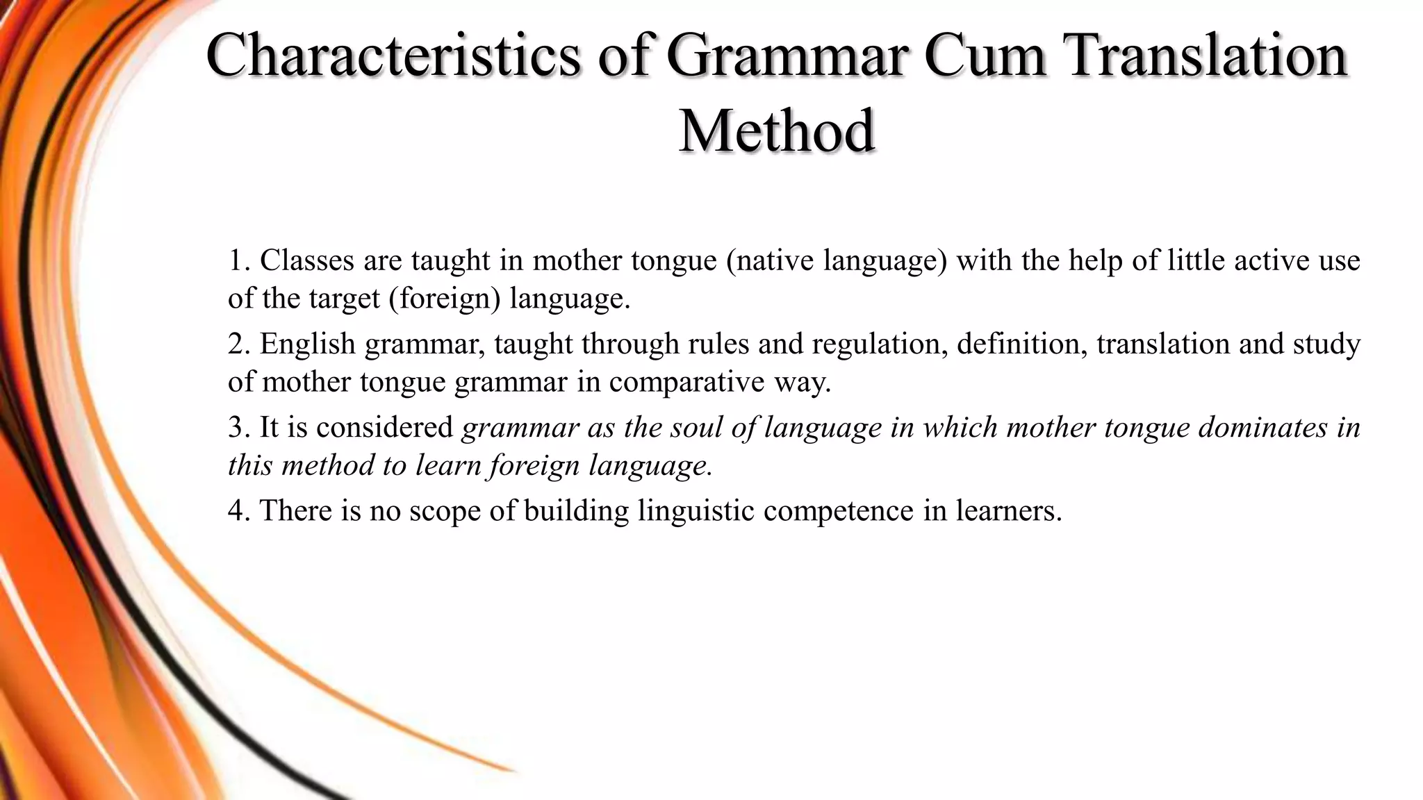approaches and methods in English Language Teaching E.L.T | PPTX