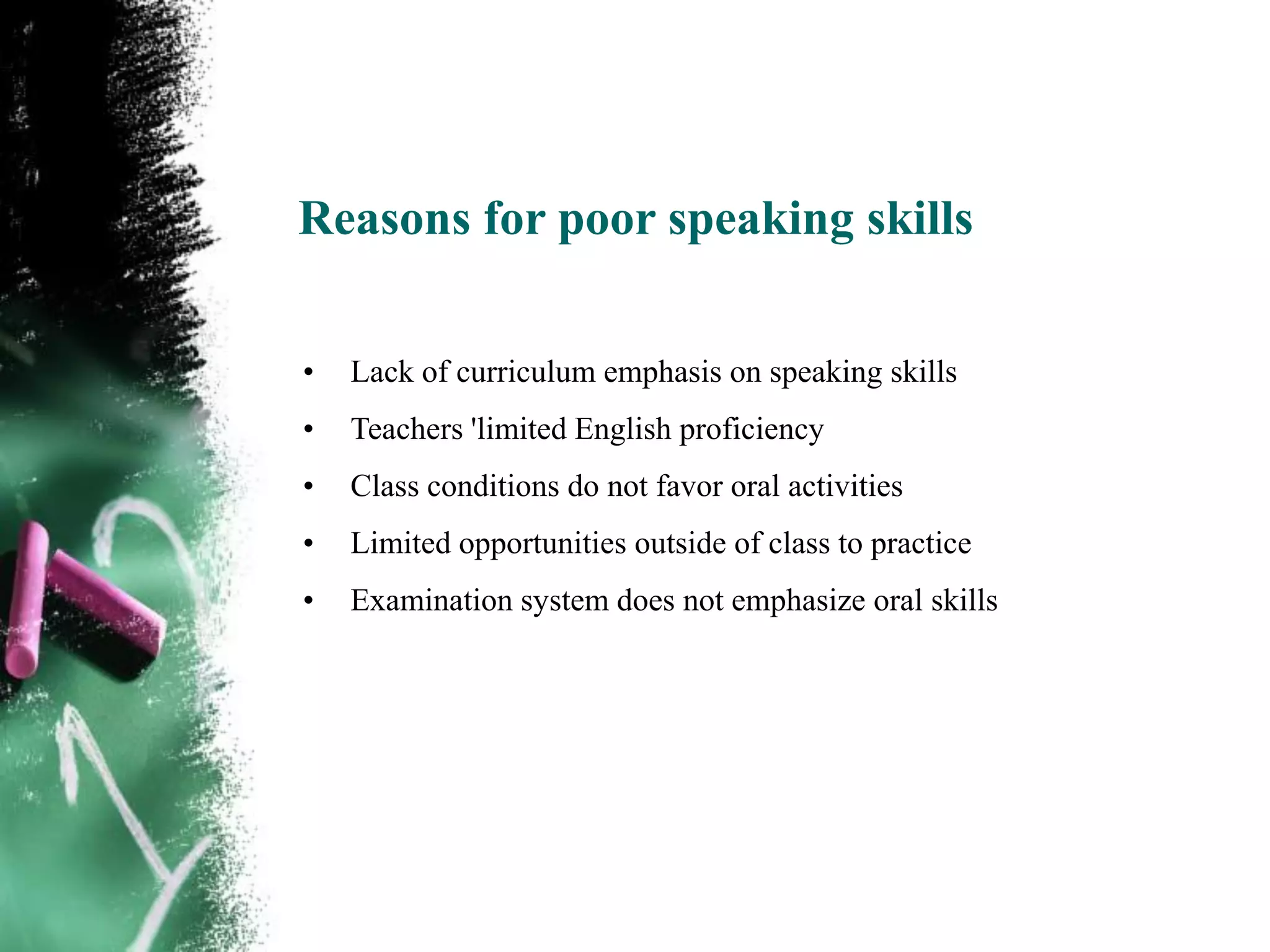 Elt methodology teaching speaking | PDF