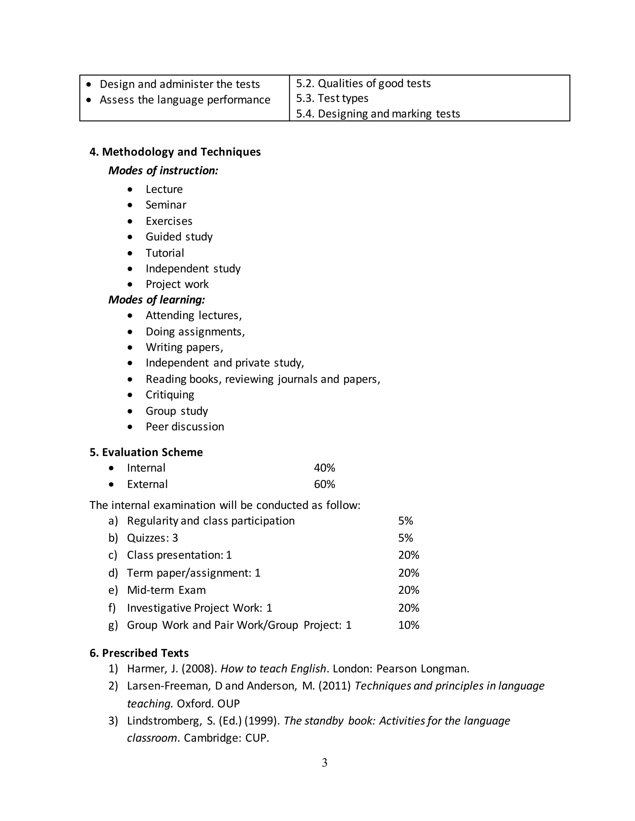 Elt methods and techniques | DOCX