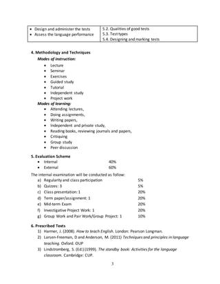 Elt methods and techniques | DOCX