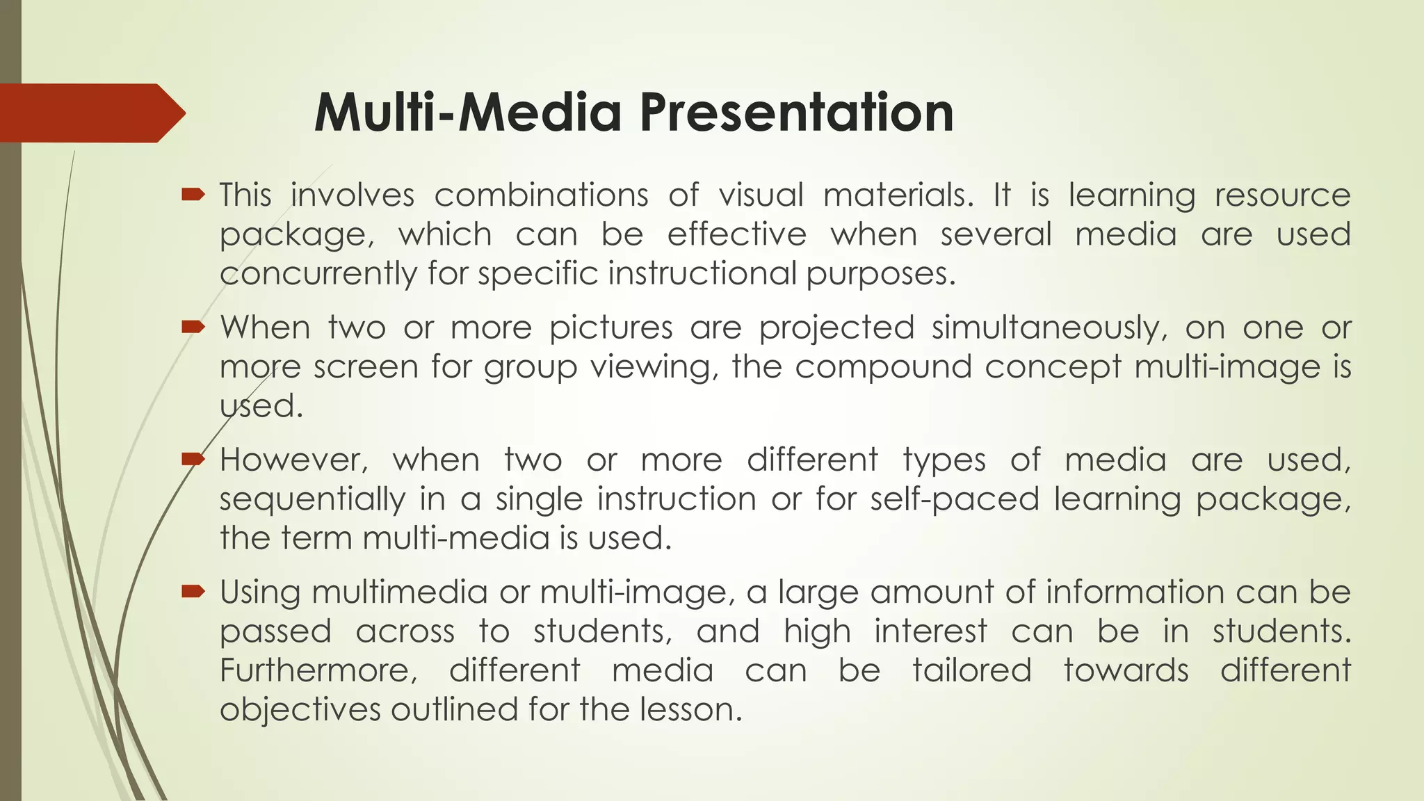 ELTMM : Types of instruction material and media and its ...