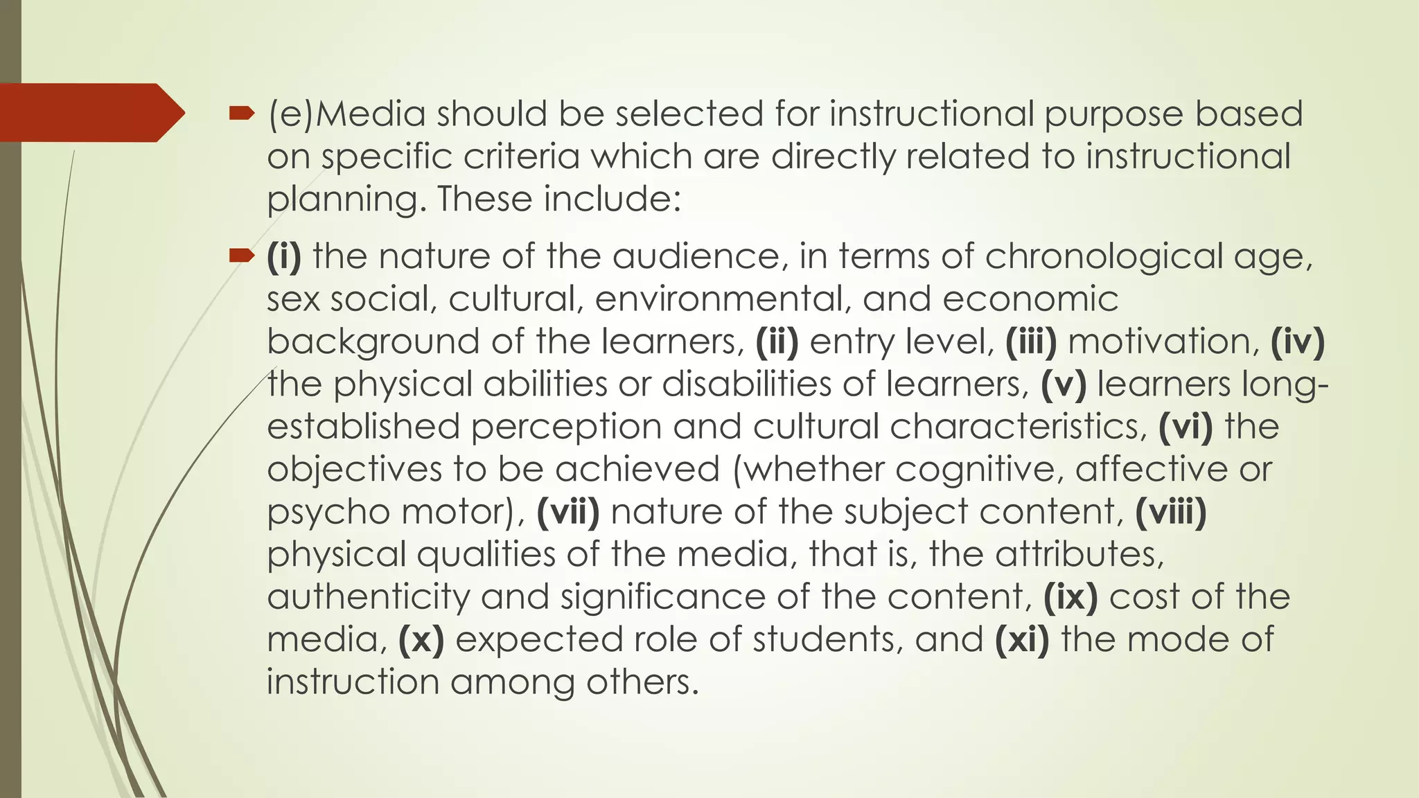 ELTMM : Types of instruction material and media and its ...